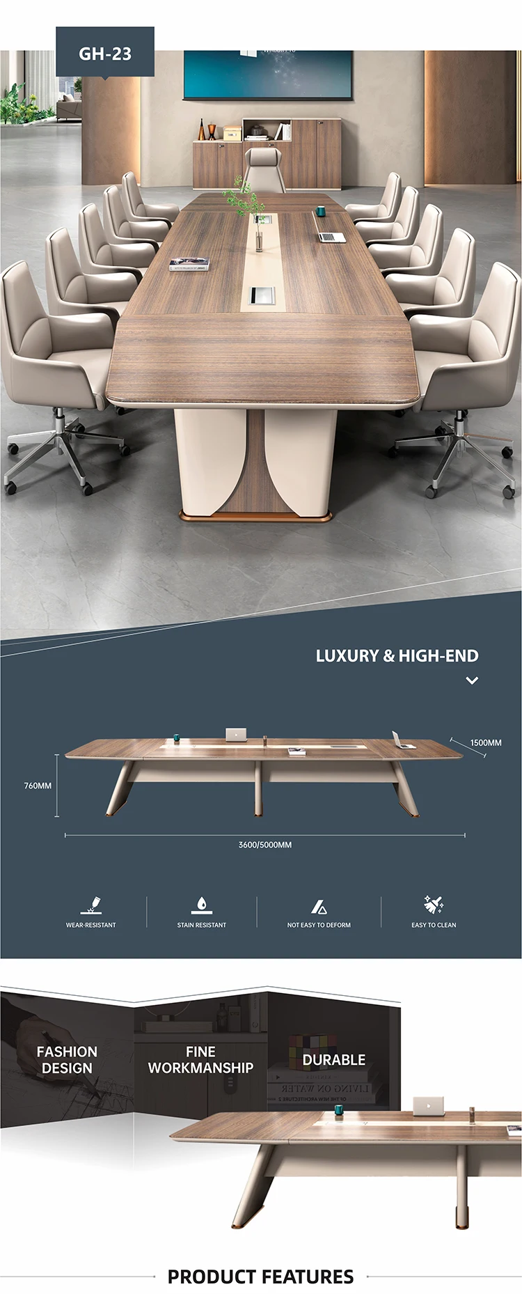 Luxury Conference Desks - Eco-Friendly & Modern Office Furniture