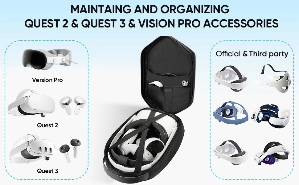 Portable Metaverse Storage Carrying Bag VR Glasses Virtual Reality ...