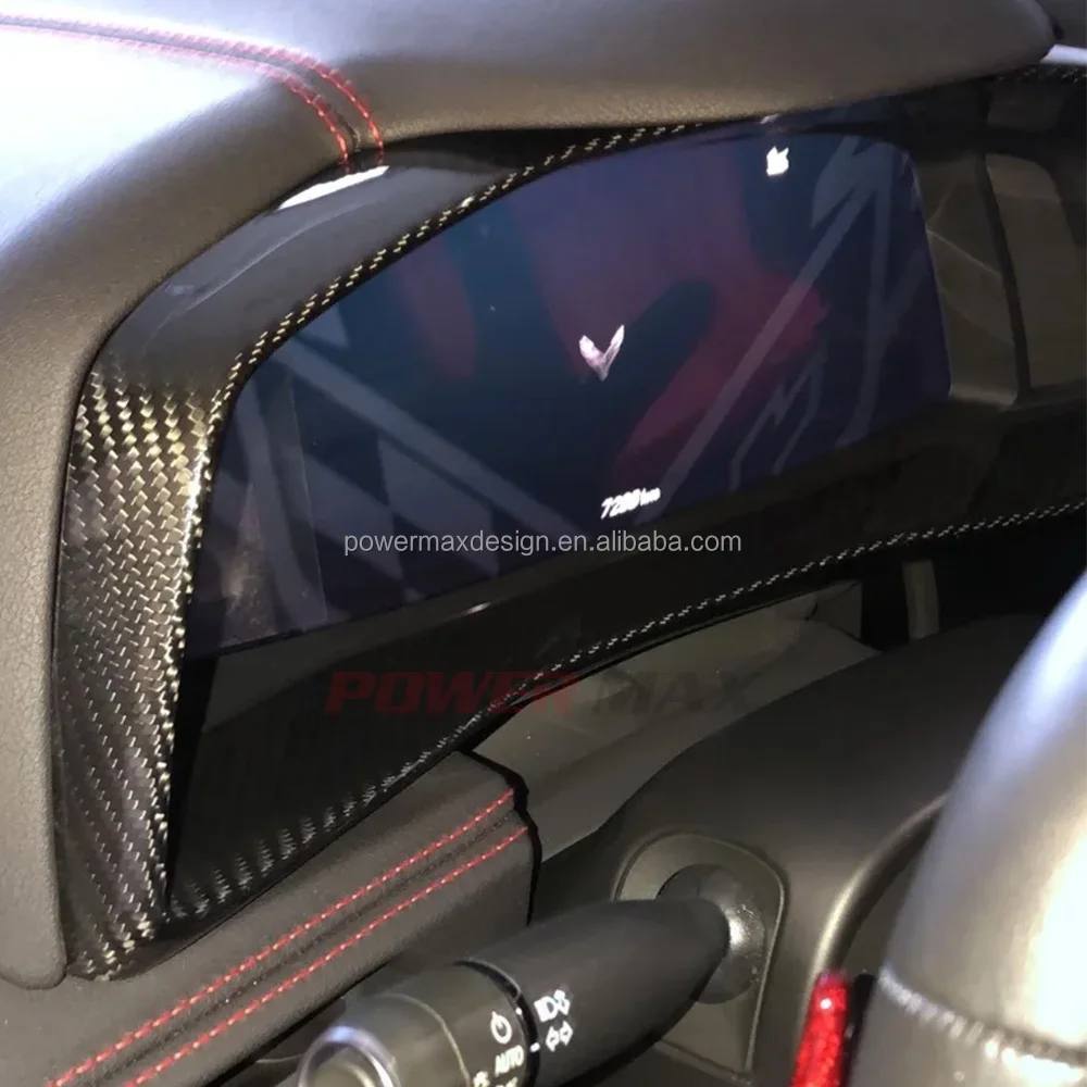 Wholesale Real Carbon Fiber Car Dashboard Hood Cover Sticker for ...