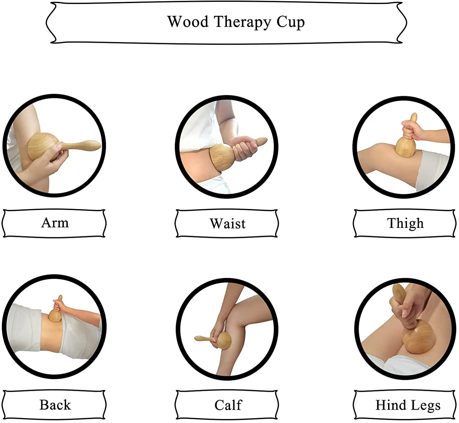 New Wholesale Custom Logo Wooden Massage Tools Wooden Gua Sha Massager Wood Therapy Massage