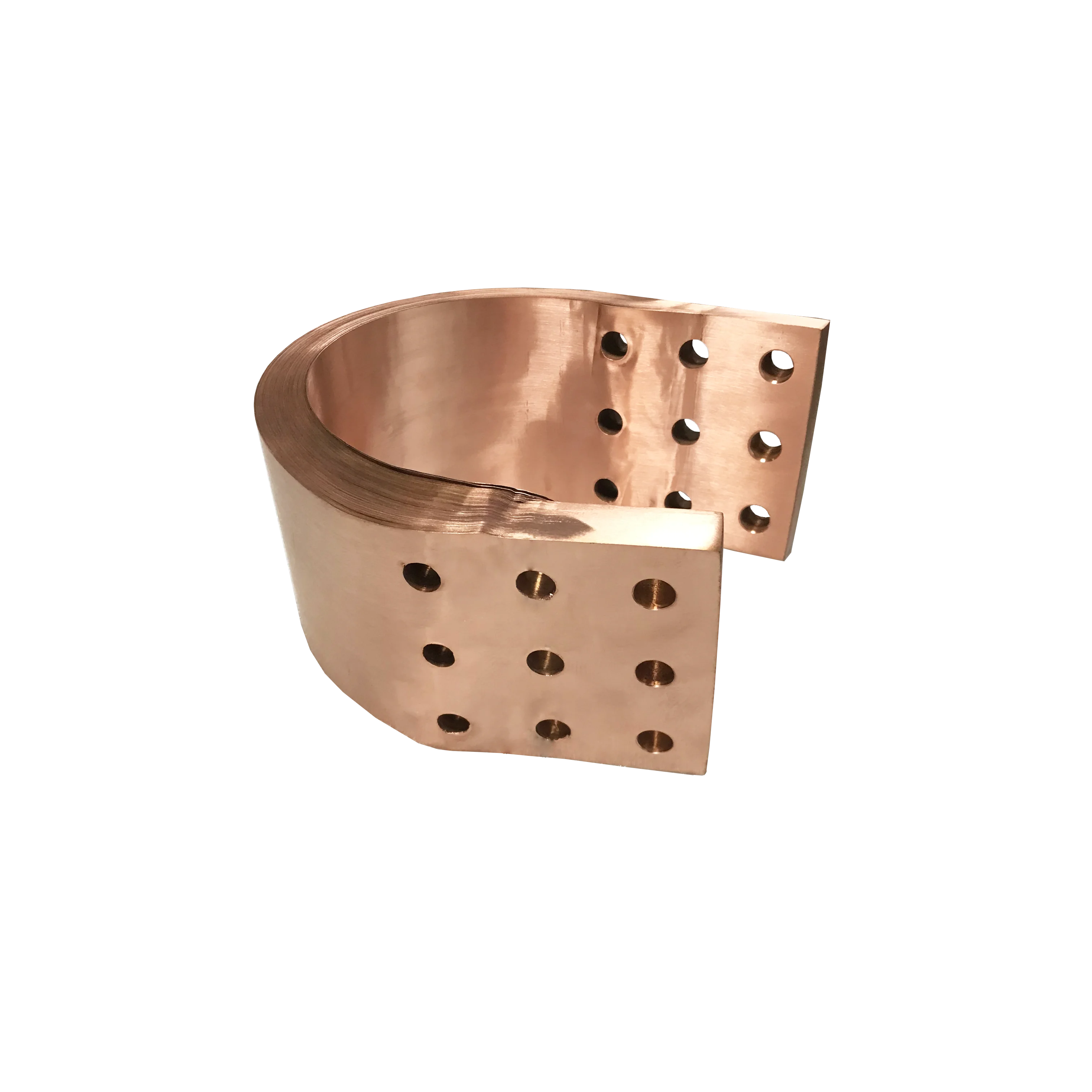 Flexible Shaped Copper Busbar for Line Busbar - 24 Sockets