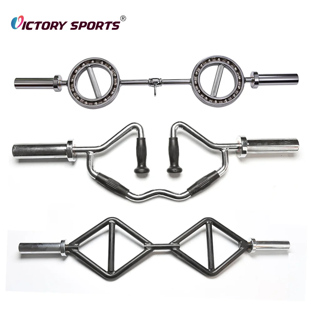 Professional Black Paint Multigrip Weightlifting Squat Swiss Barbell ...