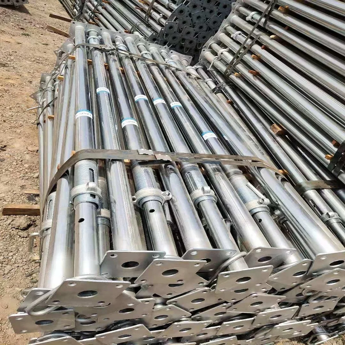 Galvanized Steel Props Formwork Adjustable Telescopic Jacks Steel Acrow ...