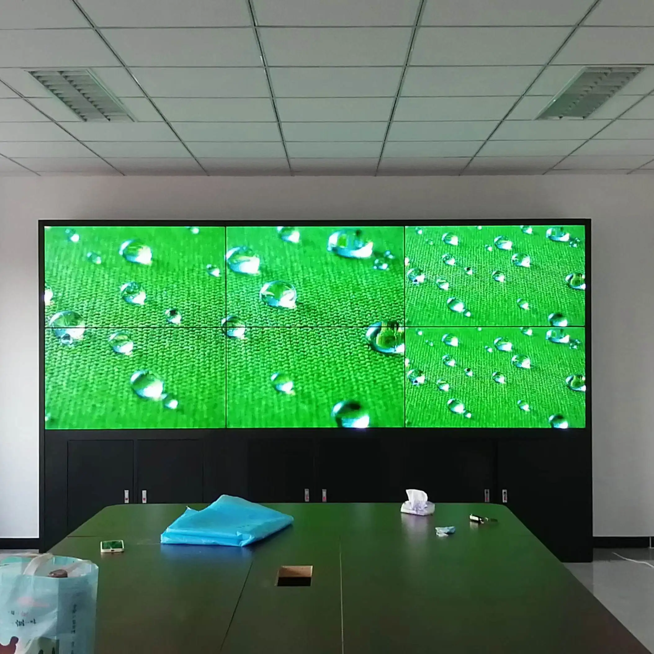 Lcd Video Wall Shopping Mall For Office Building Video Wall Lcd Panel ...