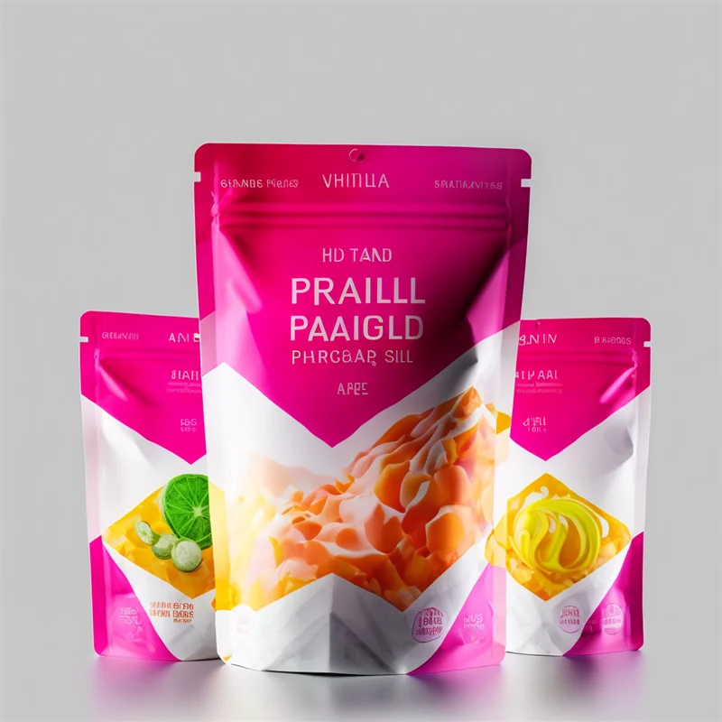 Customized Printing Baggies Stand Up Pouch Food Packaging Bags Aluminum ...