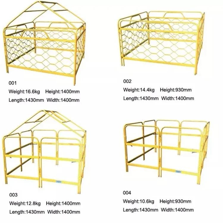 Yellow Steel Manhole Guard Rail for Safety Barrier & Edge Protection