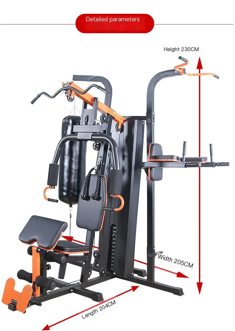 Wholesale Machine Multi Function Fitness Equipment Three Person Station ...
