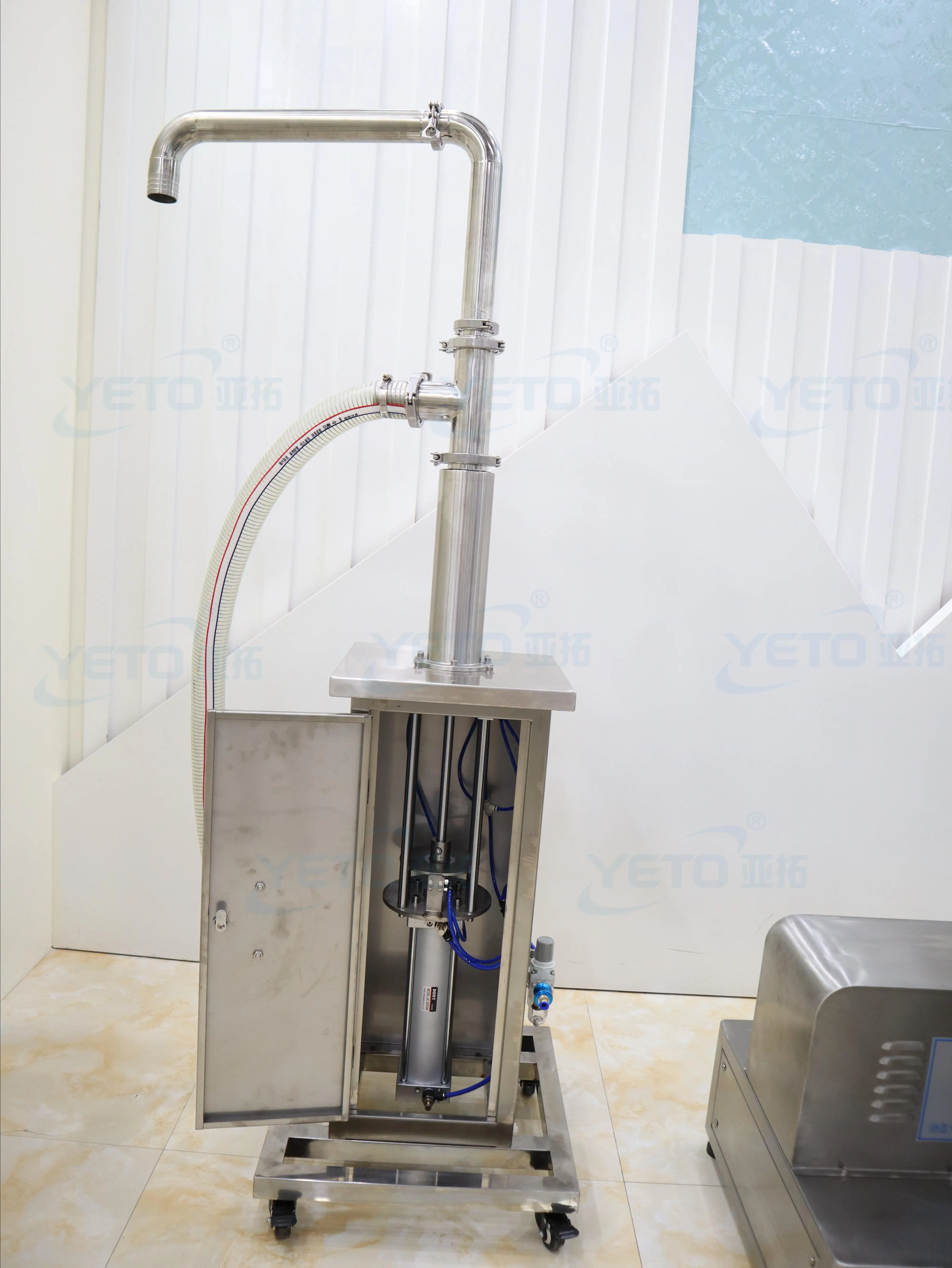 YETO Pneumatic Cosmetic Cream Paste Viscosity Ointment Transfer Pump ...