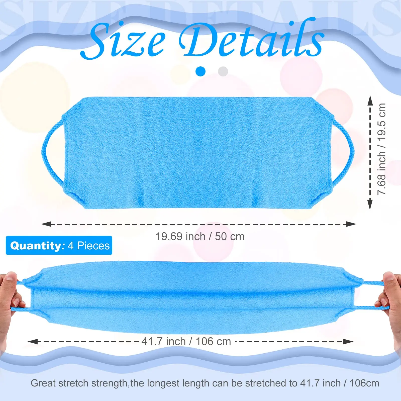 High Quality Double-sided Exfoliating & Cleansing Scrubber Back Fast ...