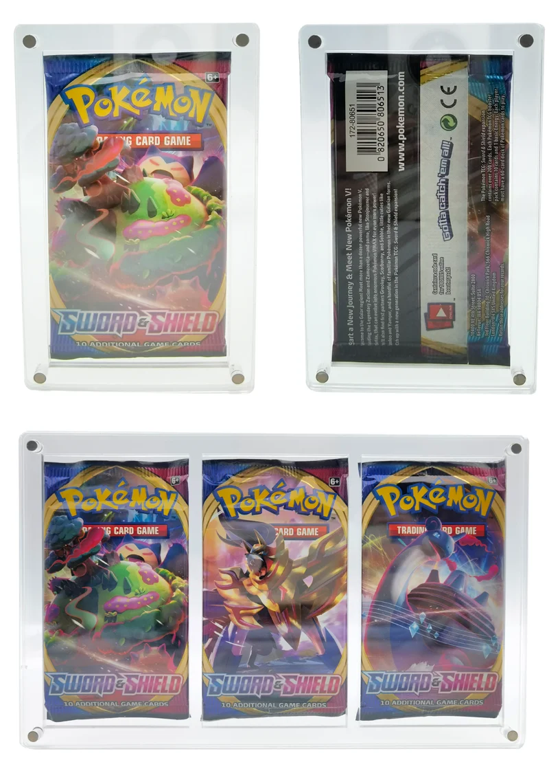 Custom Pokemon Booster Pack Display Case Holder Booster Box Closure ...