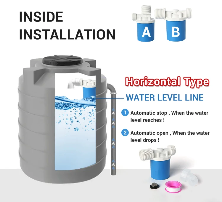Oem Valve Inside horizontal Water Level Control Valve For Diving Tank ...