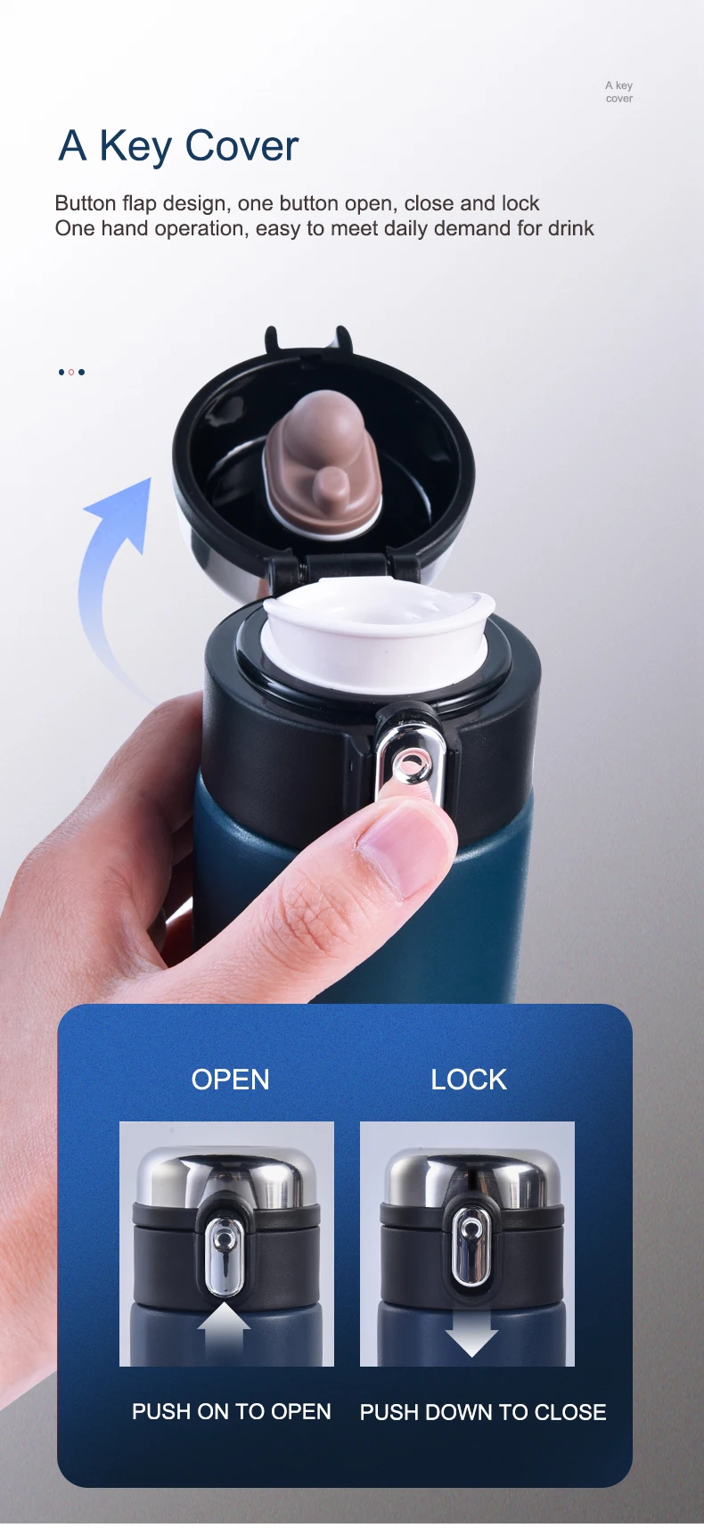 Tazas De Cafe Vaso Termico Termos Thermos Cup Stainless Steel