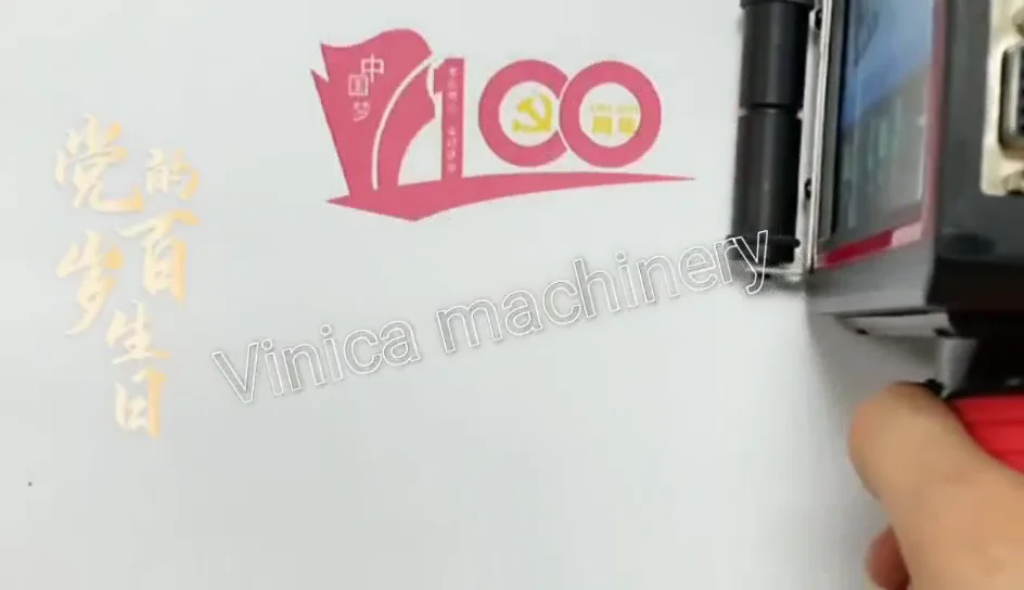 Handheld Jet Logo Fast Dry Ink Eco Solvent Ink Expiry Date Inkjet ...