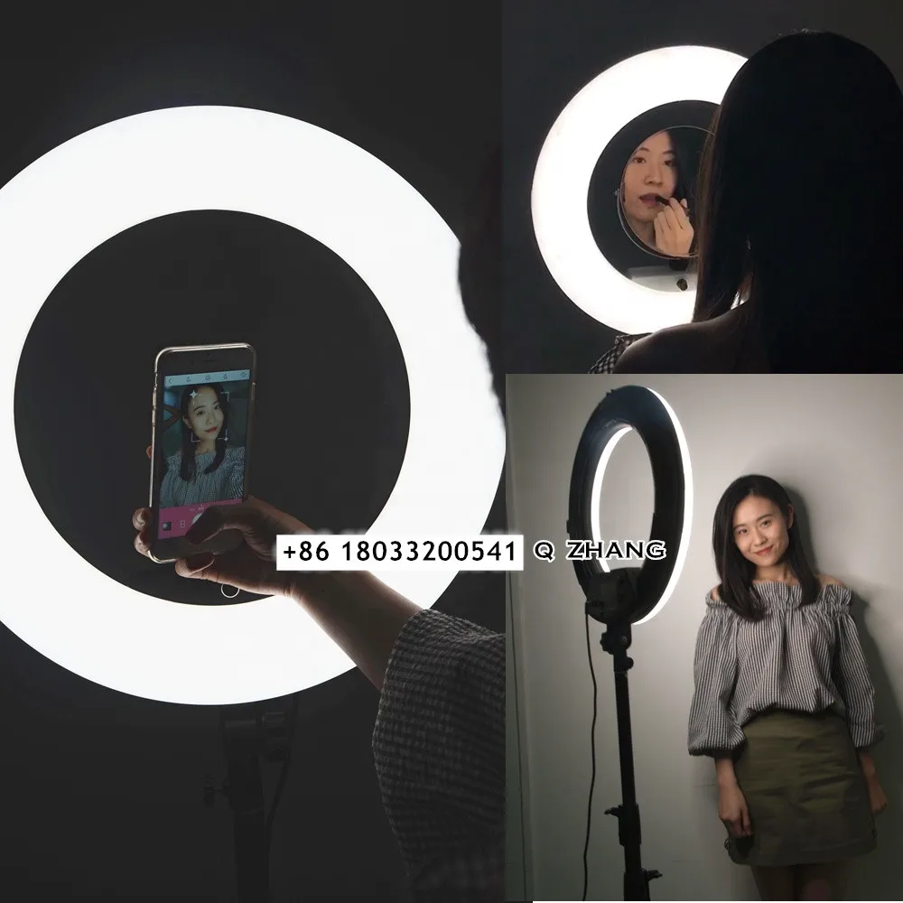 Yidoblo FD-480II Selfie LED Ring Light - Perfect for Makeup & Video
