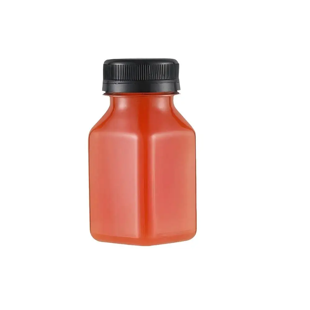 Custom LOGO 4oz 120ml Square Food Grade Plastic Shot Bottles Freezer ...