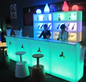Rgb Nightclub Led Furniture Outdoor Bar Counter Light Up Restaurant Led ...