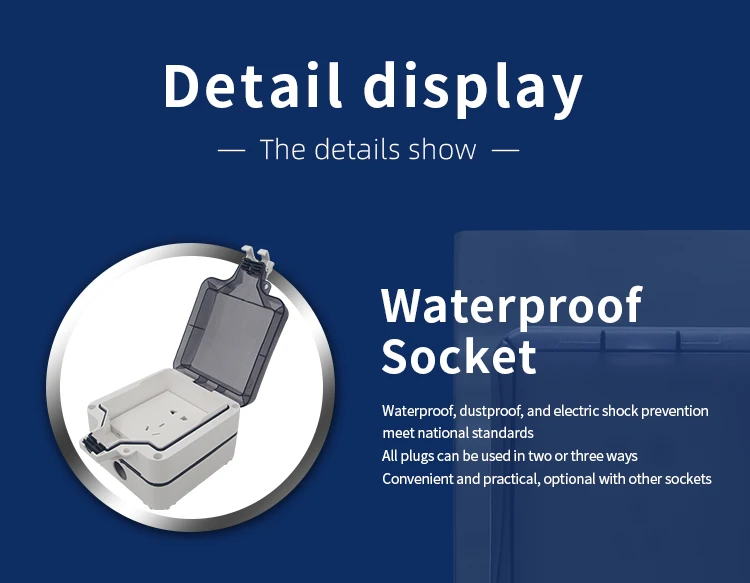 Multifunctional Courtyard Waterproof Socket Outdoor Power Stake Garden ...