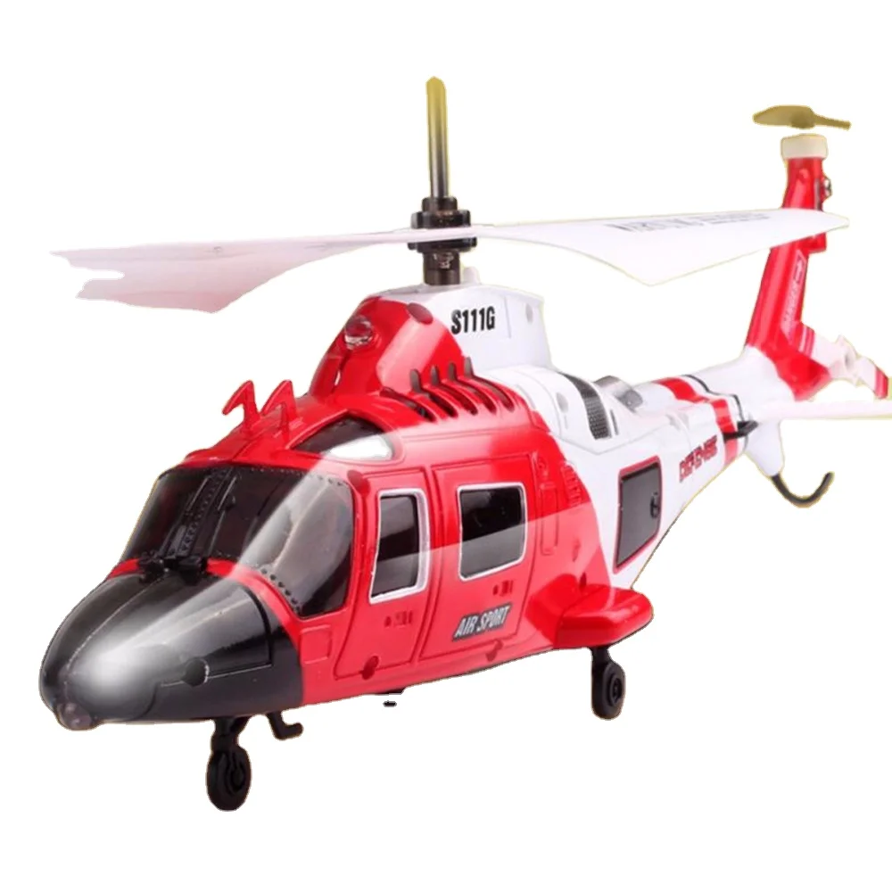Syma S111g Rc Attack Marines Helicopter 3.5ch Led Light Easy Control ...