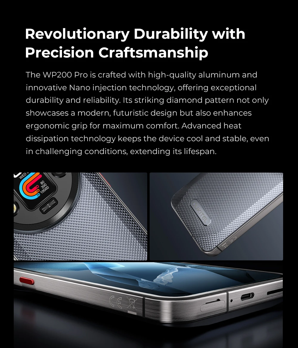 Oukitel WP200 Pro - Rugged 5G Phone with 24GB RAM & 1TB Storage