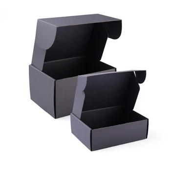 Eco Friendly Custom 6x6 6x9 10x15 15x15 Black Mailing Shipping Boxes ...
