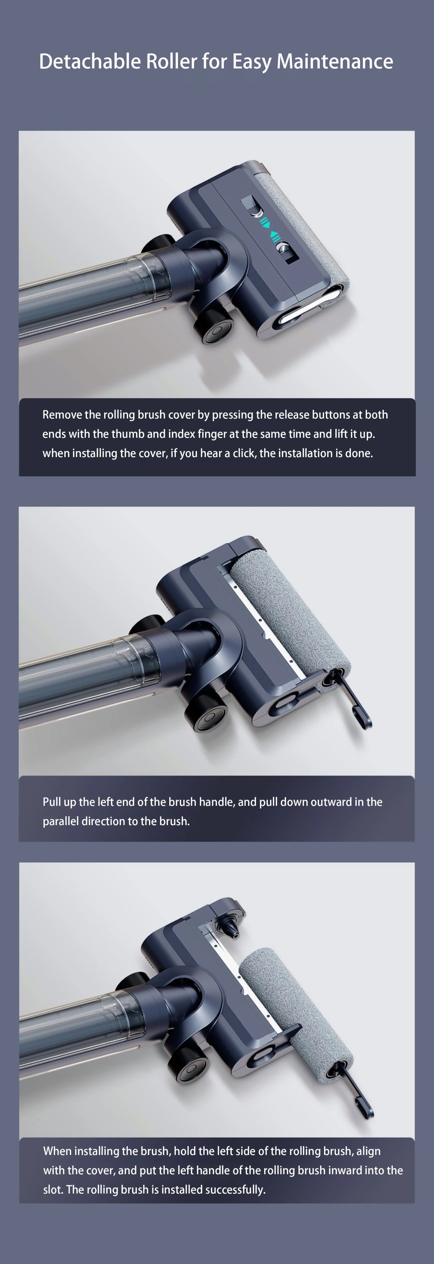 COMPASS Most Popular Powerful Cordless Vacuum Cleaner Wet and Dry Floor ...