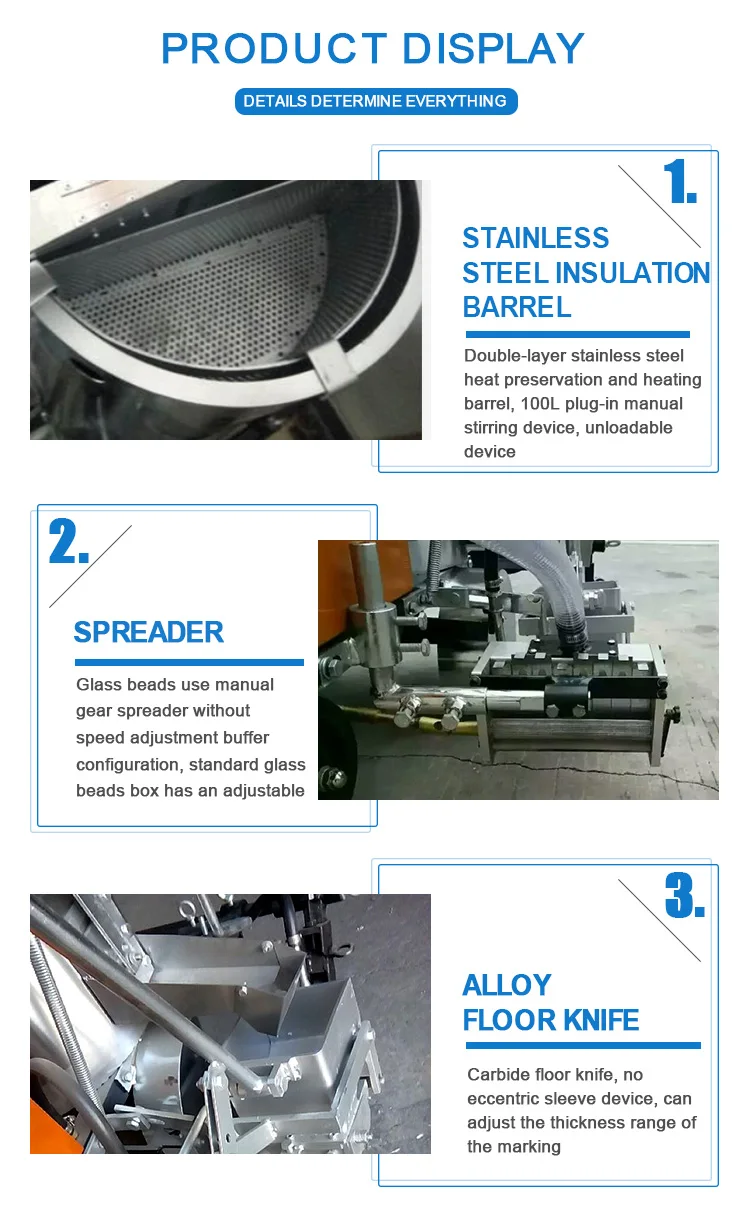 Road Marking Lining Machine Automatic Paint Spray Gun Road Marking ...