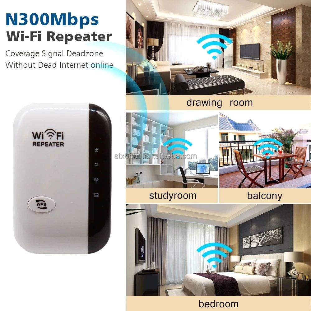 Wireless-n Wifi Repeater - Amplify Signal, Boost Speed