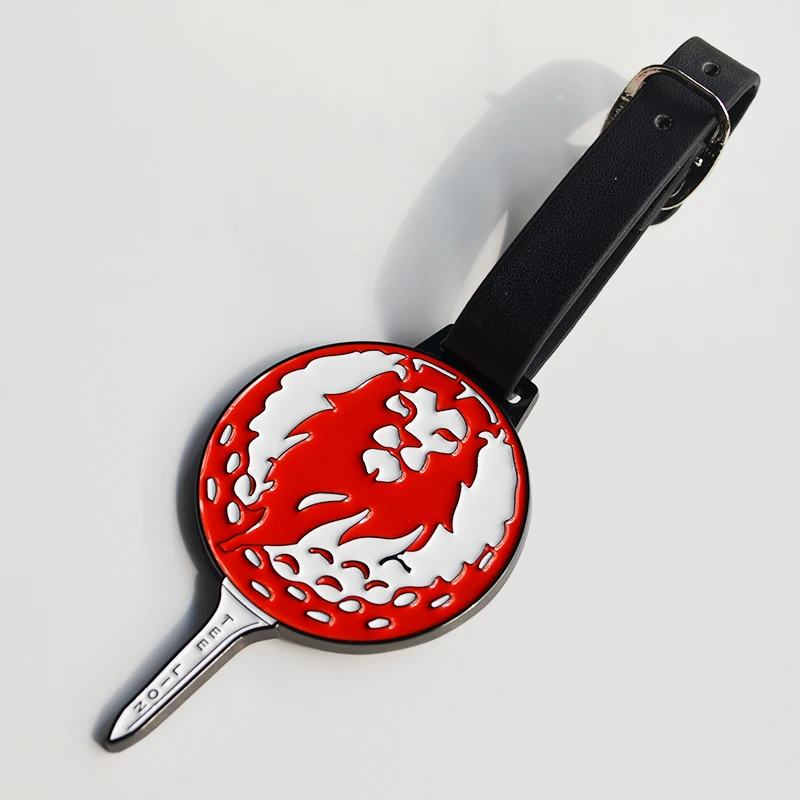 Personalized Golf Bag Tags - Durable Metal Enamel Tags