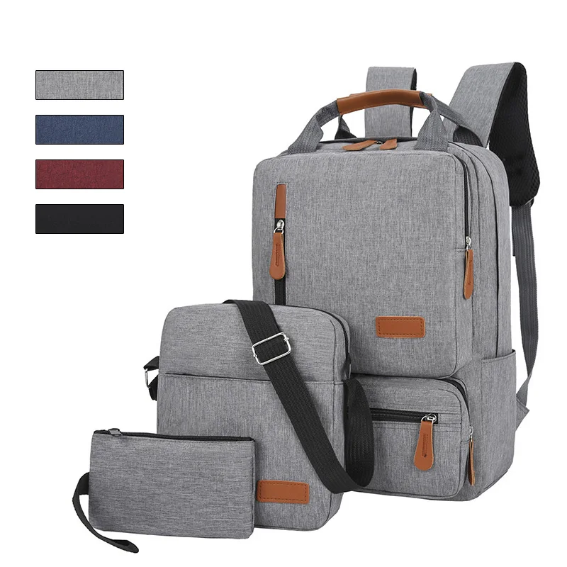 Custom Logo Factory Wholesale 3 In 1 Custom Big Capacity Laptop Bag ...