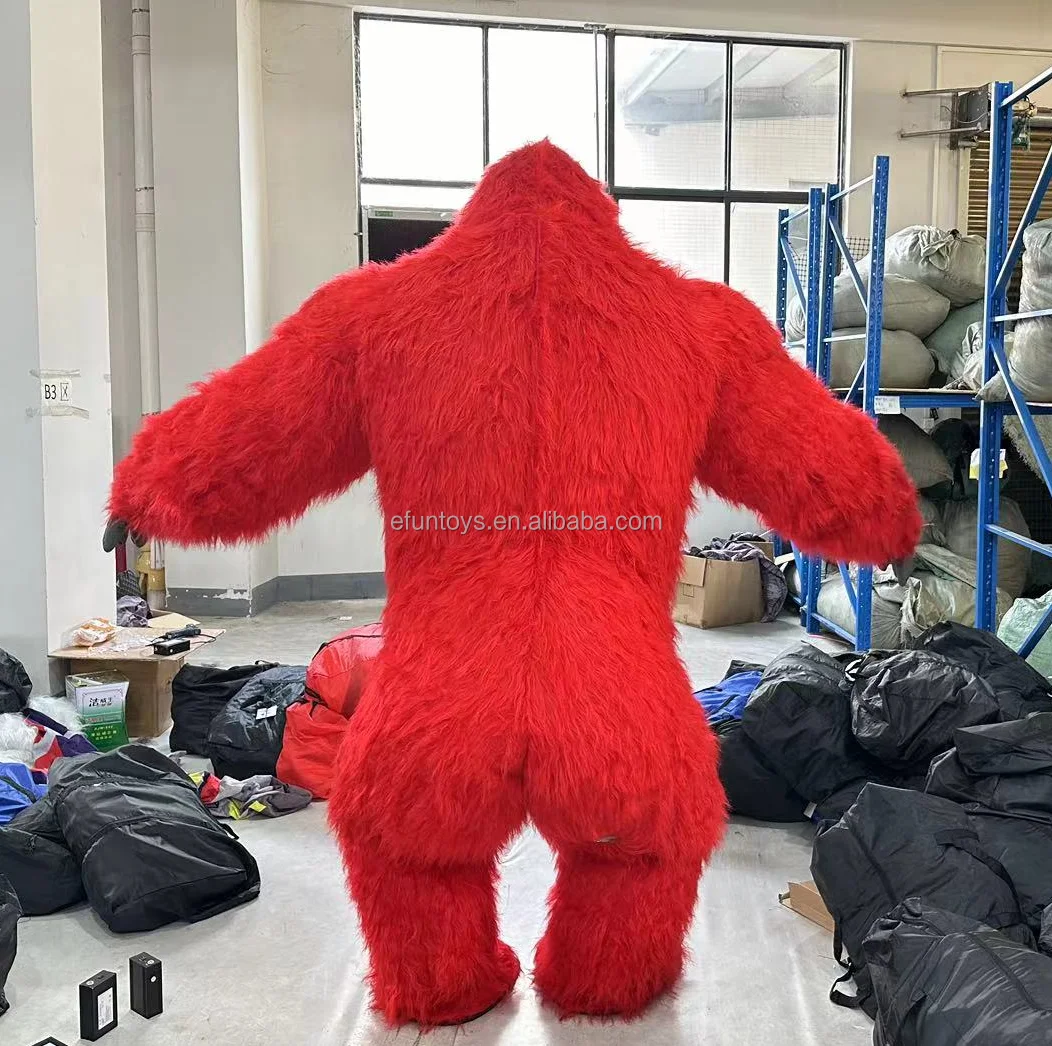 Efun Giant Gorilla Inflatable Mascot Adult Walking Performance Costume ...