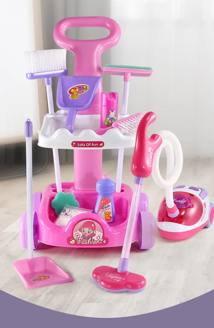 Children's Early Educational Simulation - Cleaning Kit Toy