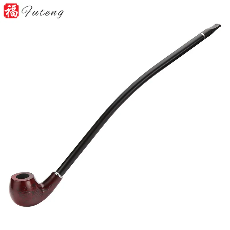 Futeng Classic Long Stem Tobacco Pipe Sculpture for Smoking