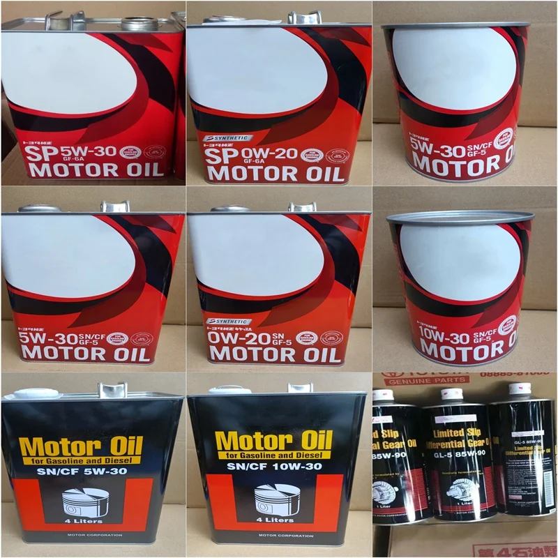 Toyota Lexus Fully Synthetic Engine Oil 4l Sn5w40 Engine Oil ...