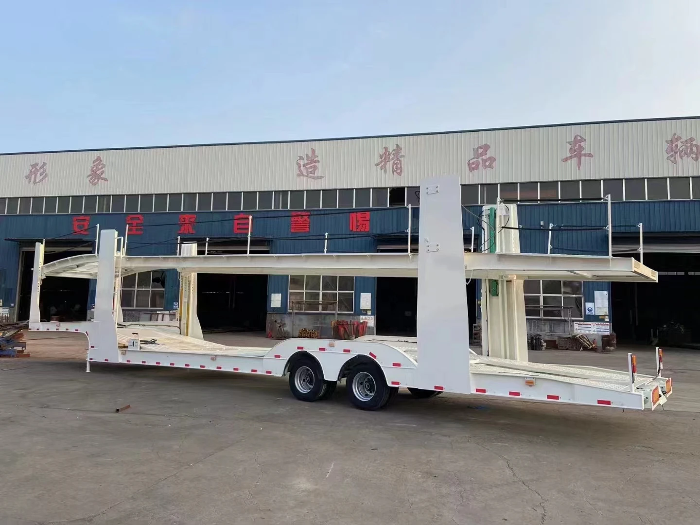 Double-deck Long-distance Transport Car Transport Semi-trailer Car ...