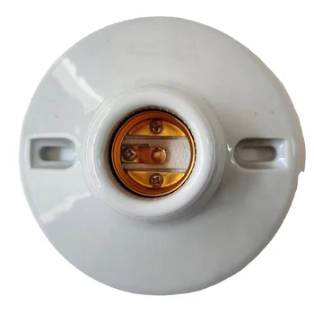 4inches Porcelain Lamp Holder Base For E27 Bulb Holders - Buy E27 ...