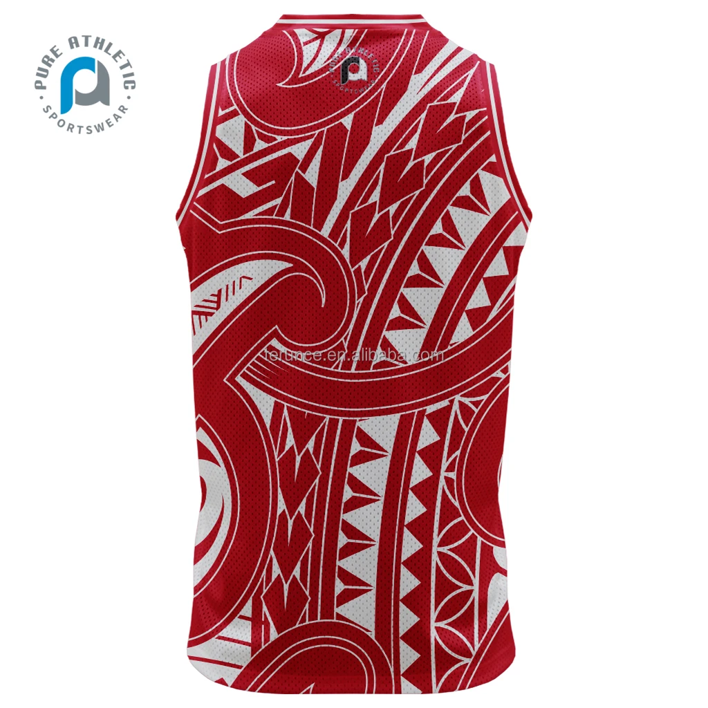 Pure MAORI Hi Vis Color Sublimation Men's Team Basketball Uniforms