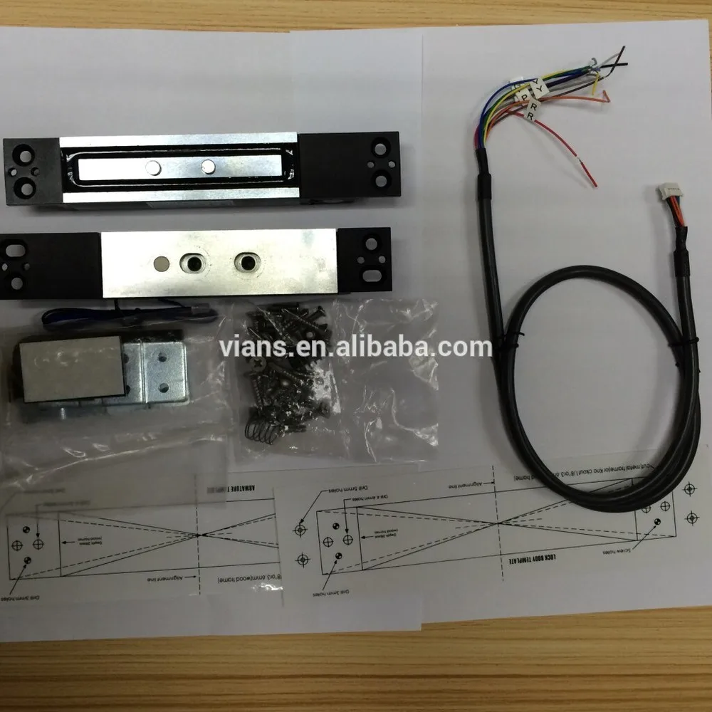 1200kg Mortise-Mounted Electronic Magnetic Lock Shear Lock