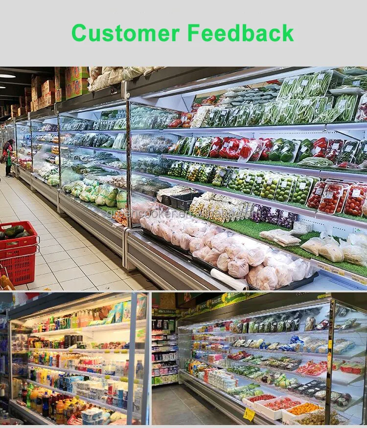 Multideck Open Chiller with Mist Feature for Fruits and Vegetables