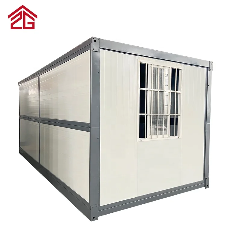 20ft Modular Prefab Home Mobile Folding Container House 50mm Sandwich ...