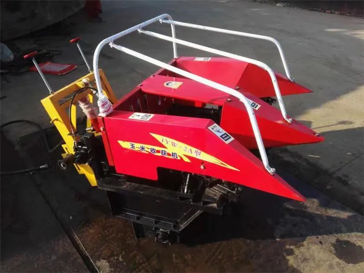 Mini Tractor Front Link Maize Combine Corn Harvester Diesel Engine Hand ...