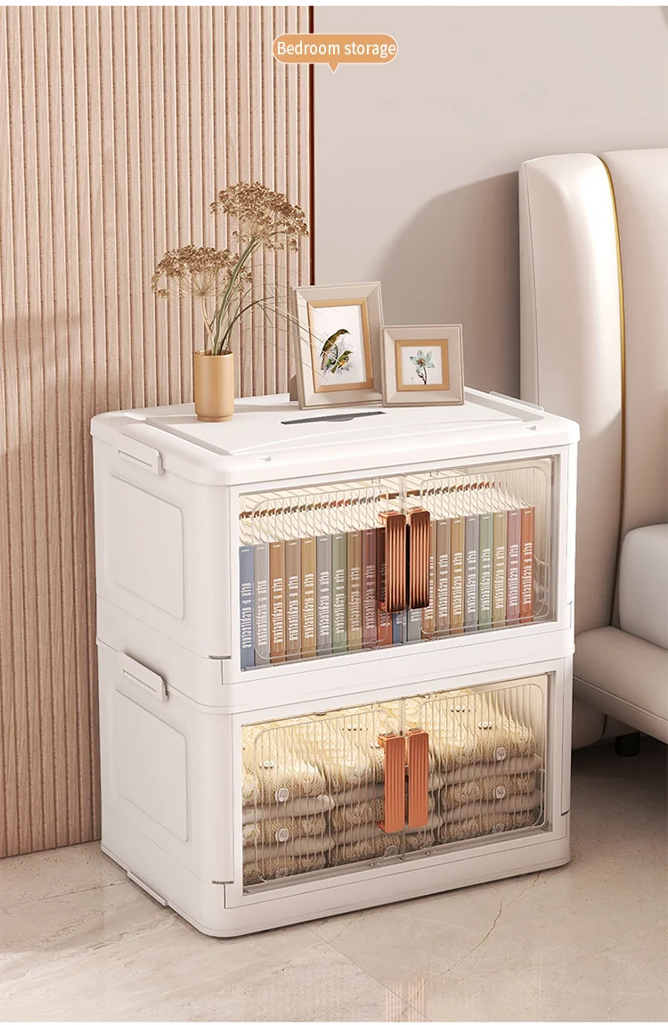Haogle Plastic Folding Storage Boxes - Versatile & Durable