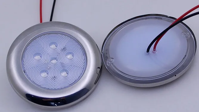 12 Volt Ceiling Lights Stainless Steel Ip65 Waterproof Round Marine Led ...