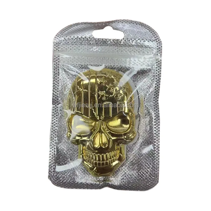 American Flag Skull Car Logo Personality Design Metal Body Badge ...