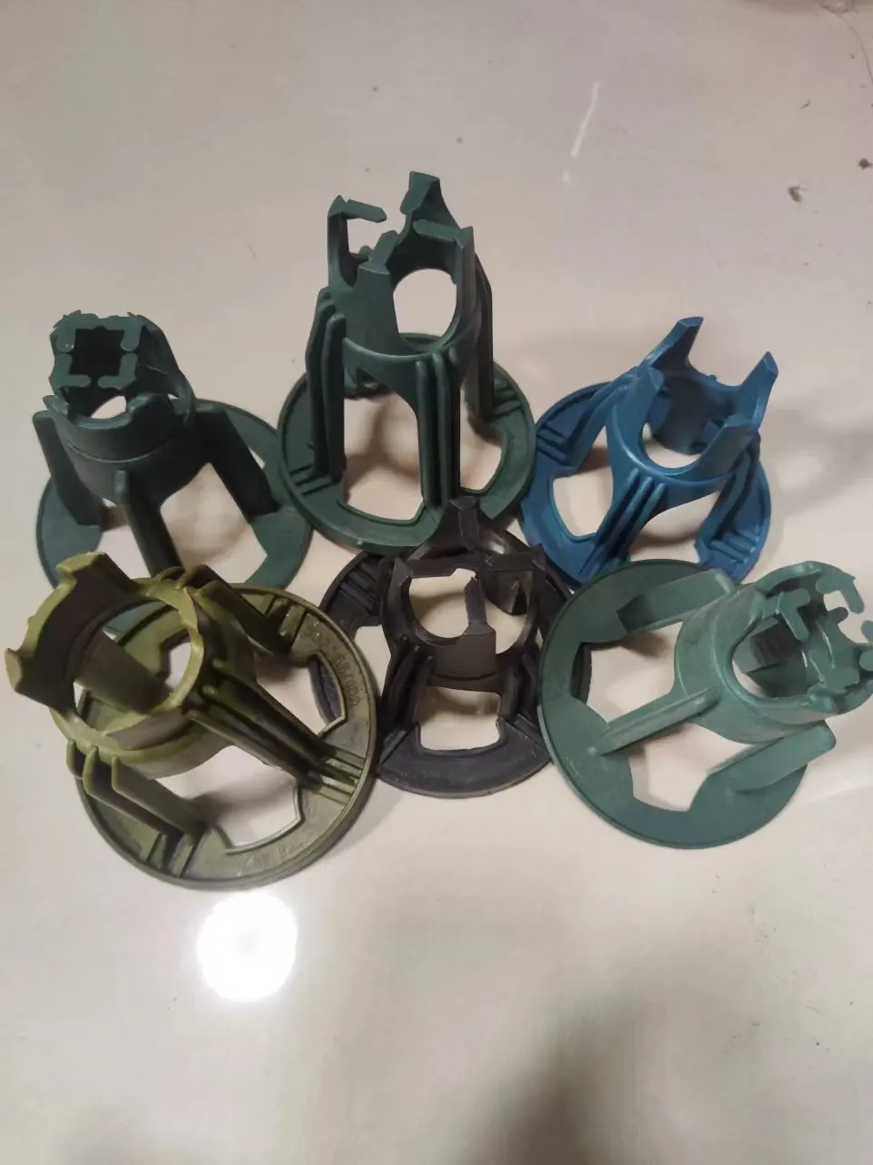 Construction Reinforcing Concrete Plastic Rebar Chair Spacer - Buy ...