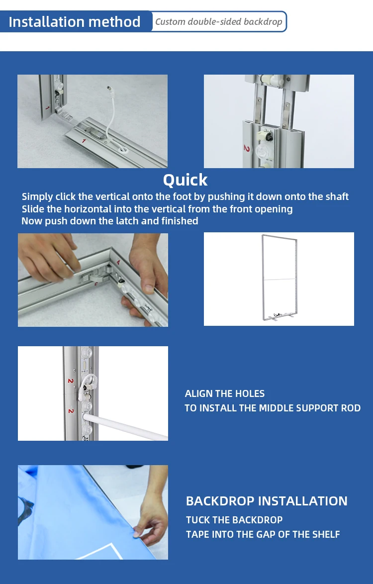 SEGO Mobile Light Box - High Quality Portable Fabric Display