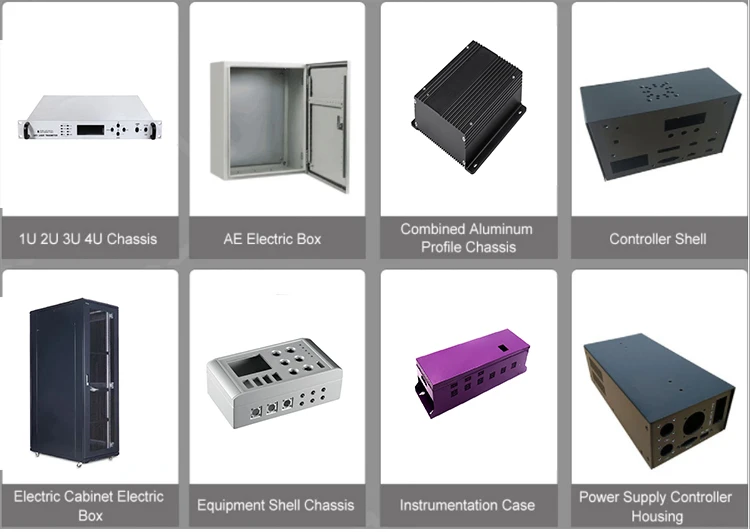 Aluminum Chassis for Power Amplifier Enclosure DIY Audio Amp Metal Case ...