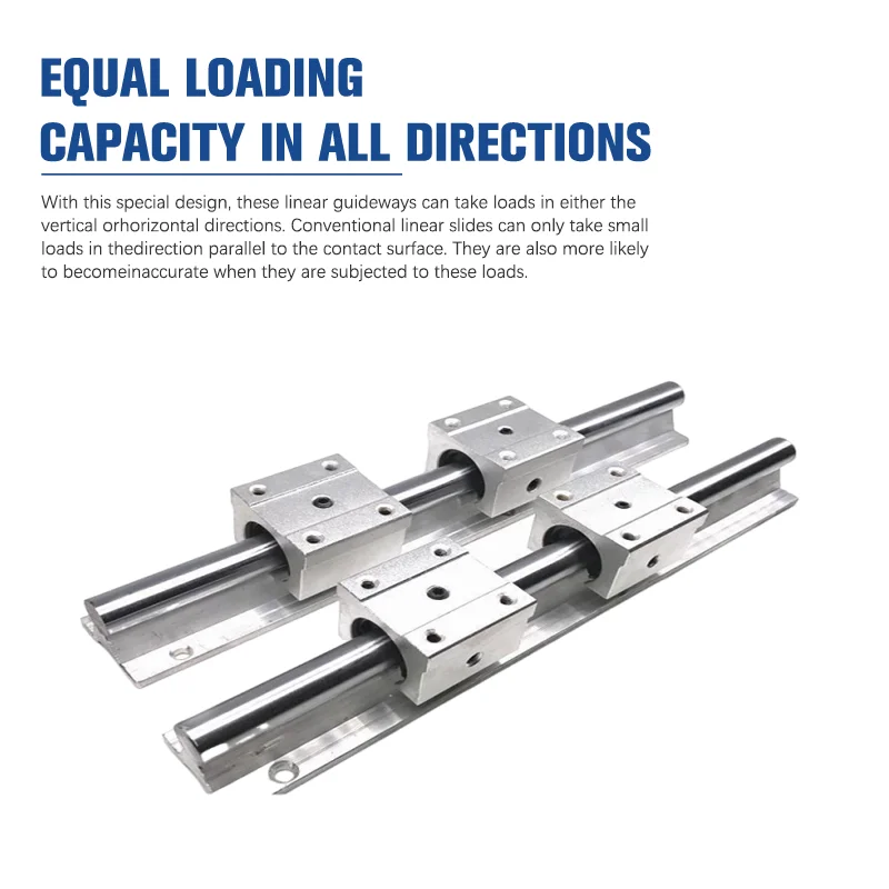 In Stock Linear Bearing Slide Rails Linear Motion Guides Sbr40 Rail 1000mm With Sbr40uu Sbr40luu ...