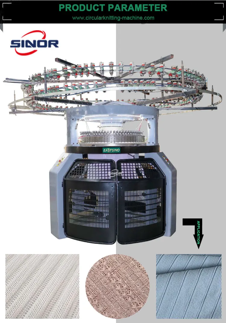 Sinor Double Ribana Maquina Tejedora Circular - 1 Year Warranty
