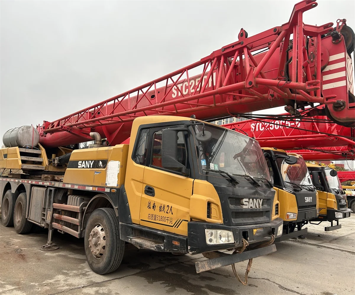Used Sany Stc250h Truck Crane Stc250 250 Ton Also Have Stc500e Stc1000c Stc1300c Stc250t - Buy ...
