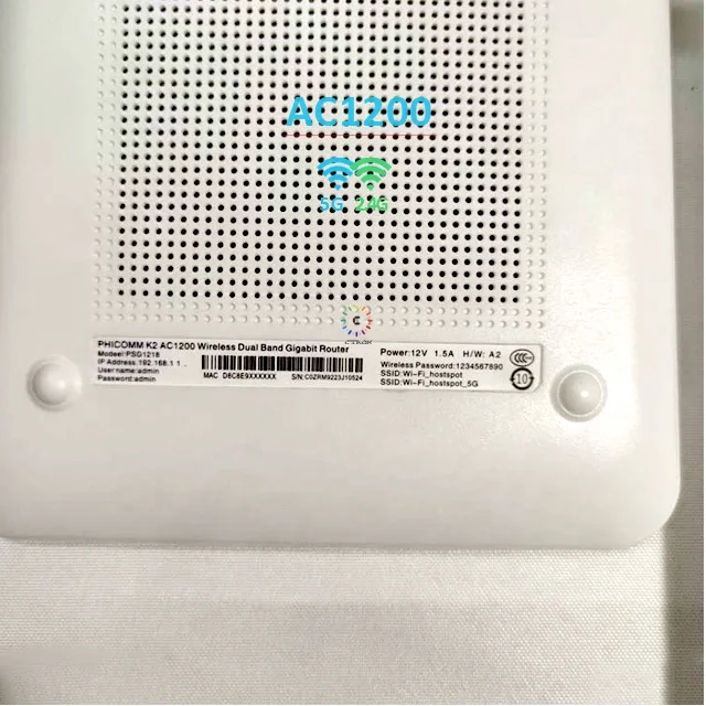 New Phicomm Dual Band K2 1200M Wireless Router, 4 Antenna, Wi-Fi 802 ...